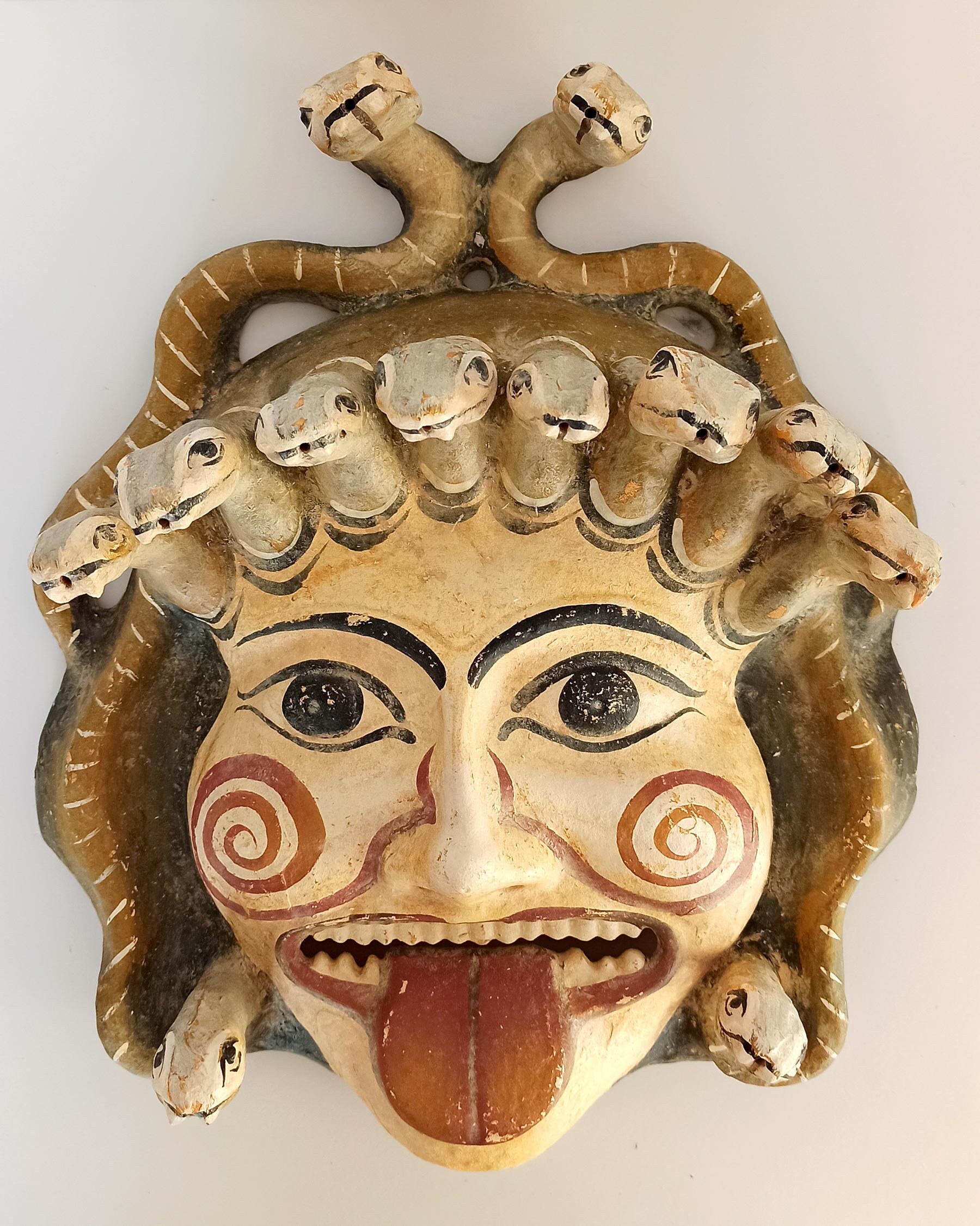 Medusa Mask the Most Famous of the Monster Figures Known as Gorgons ...