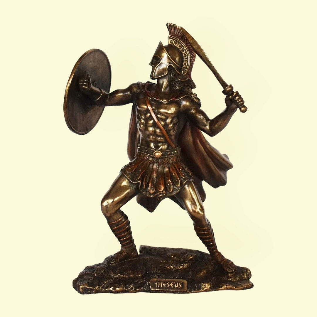 Theseus Greek King of Athens Son of Aegeus and Aethra the Most Famous ...