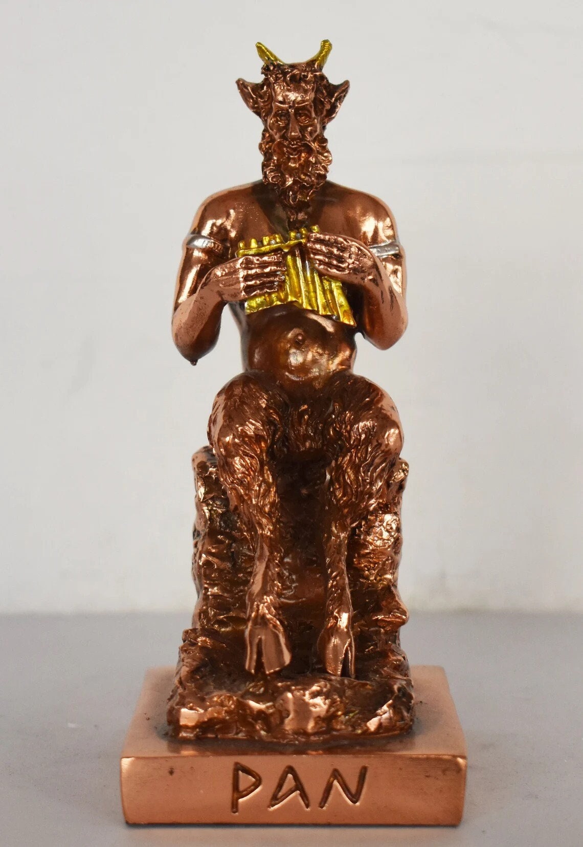 Pan Faunus Ancient Greek God of Nature Who Watches Over Shepherds and ...