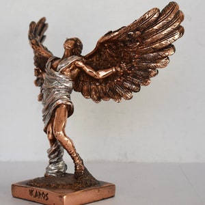 Icarus - Son of Daedalus - Flight From Crete With Wings From Wax and ...