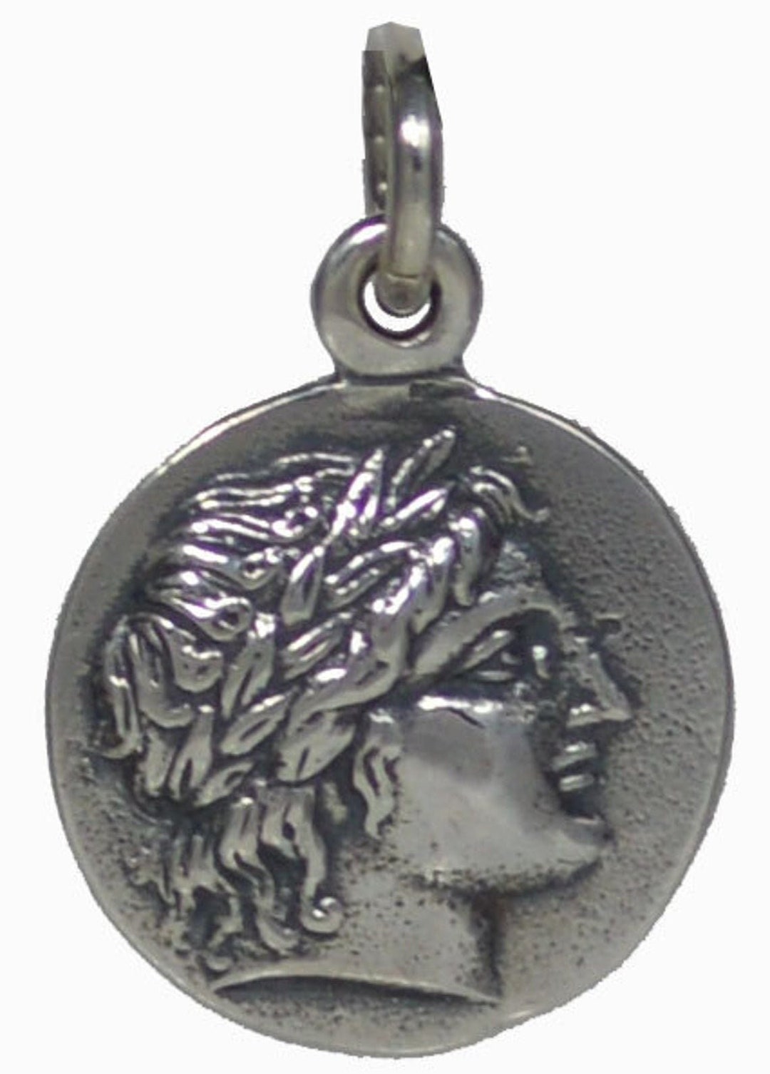 Apollo God of the Sun, Light, Music Double Sided Pendant 925 Sterling ...