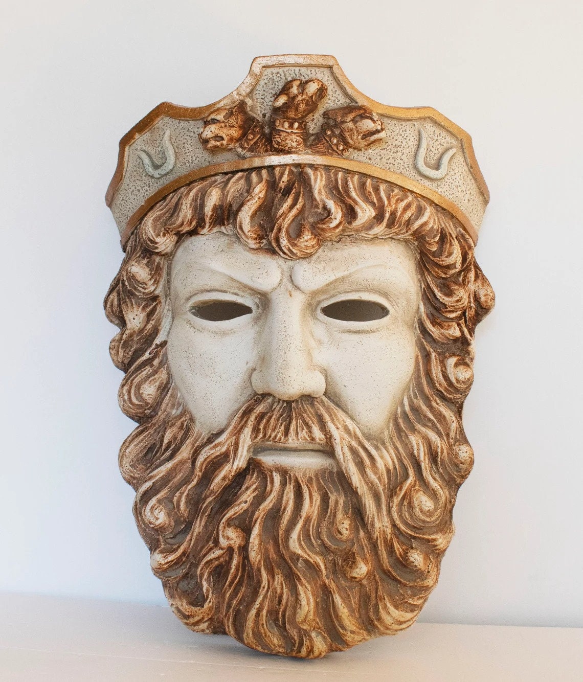 Hades Pluto Mask Greek Roman God of the Underworld and God of the Dead ...