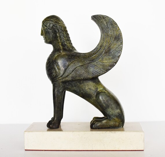 Ancient Greek Sphinx Mythical Creature With the Head of a - Etsy