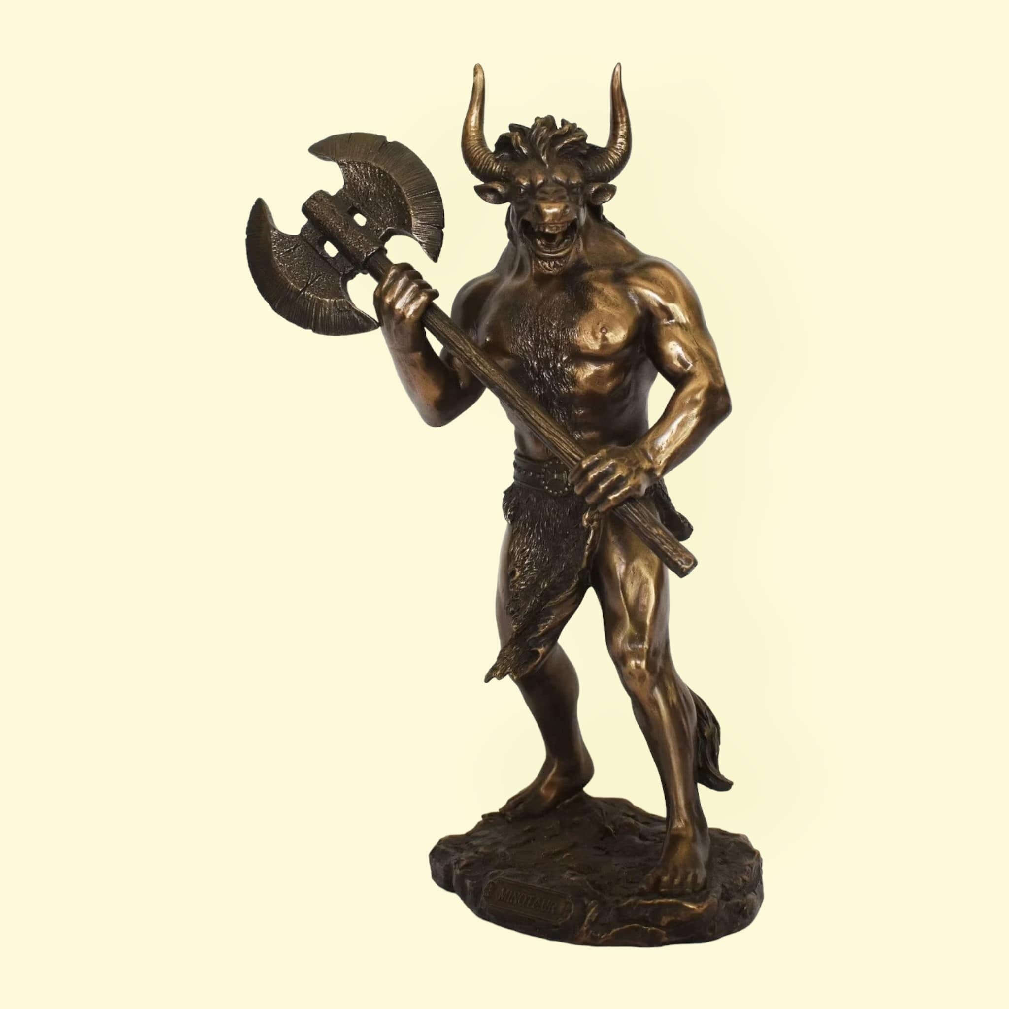 Minotaur Monster With Body of a Man and the Head of a Bull Labyrinth ...