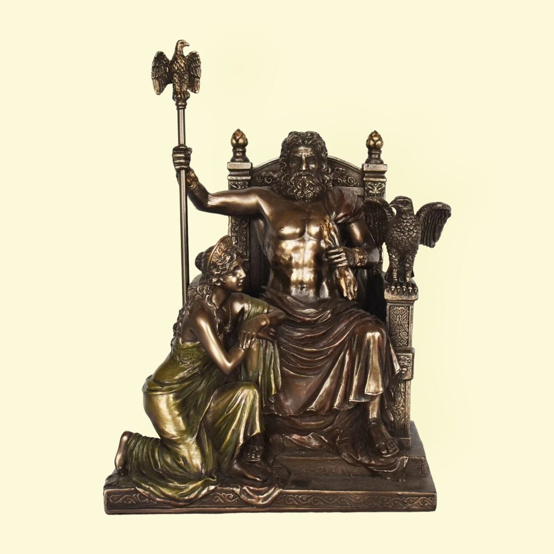 Zeus and Hera Greek God of the Skies and the Greek Goddess - Etsy
