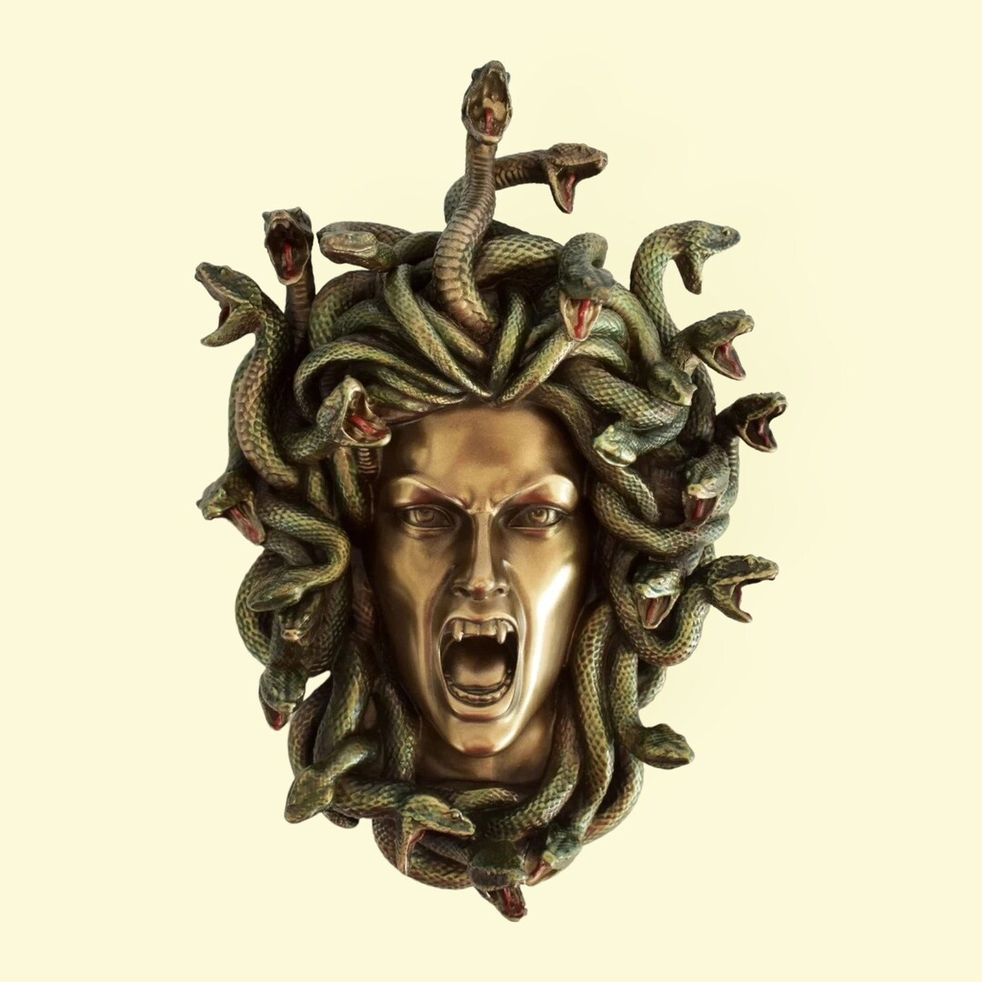Medusa Mask - the Most Famous of the Monster Figures Known as Gorgons ...