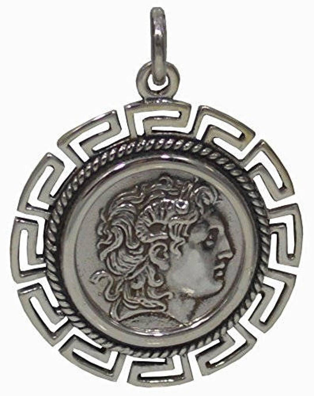 Alexander the Great Meander Motif Macedonian King - Etsy