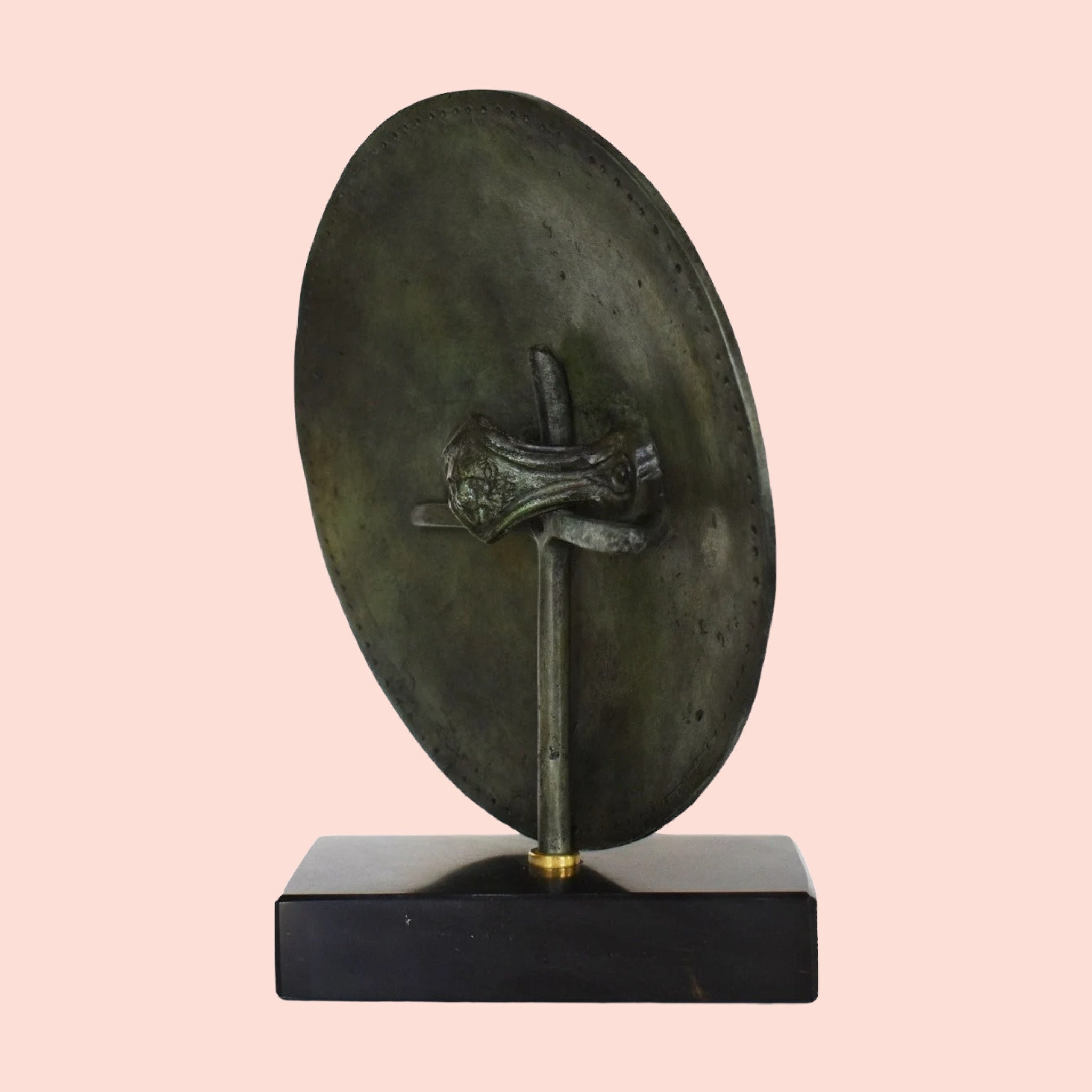 Ancient Greek Hoplite Athenian Shield Bearing the Owl, the Emblem of ...