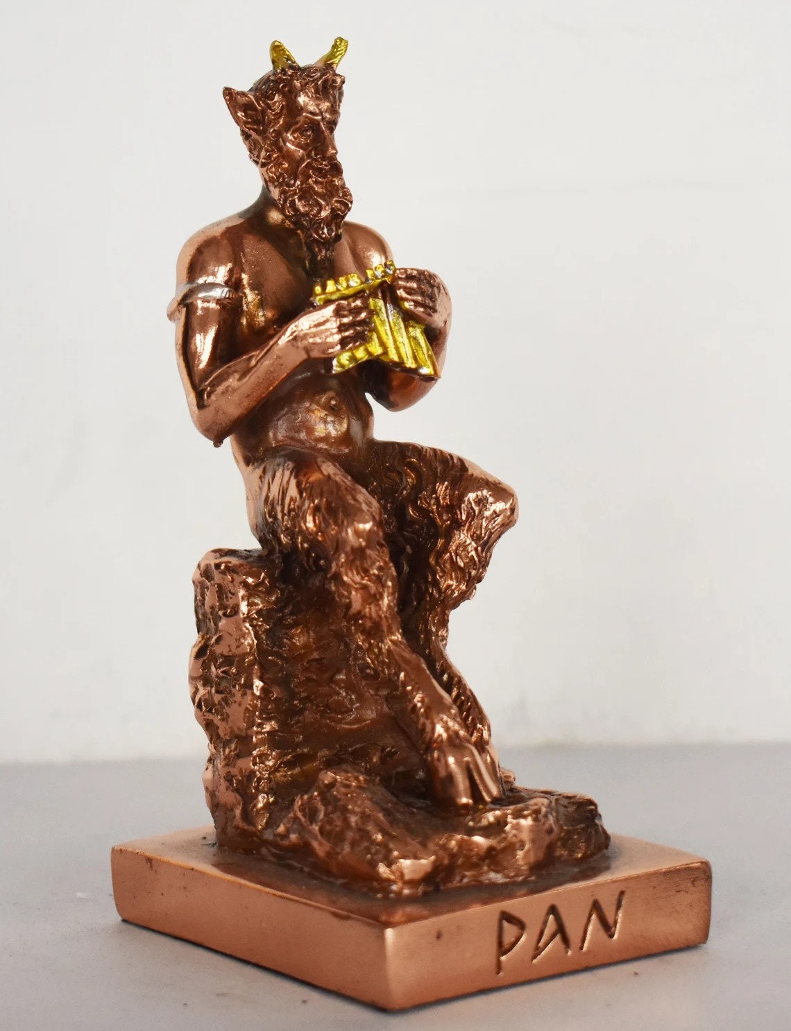 Pan Faunus Ancient Greek God of Nature Who Watches Over Shepherds and ...