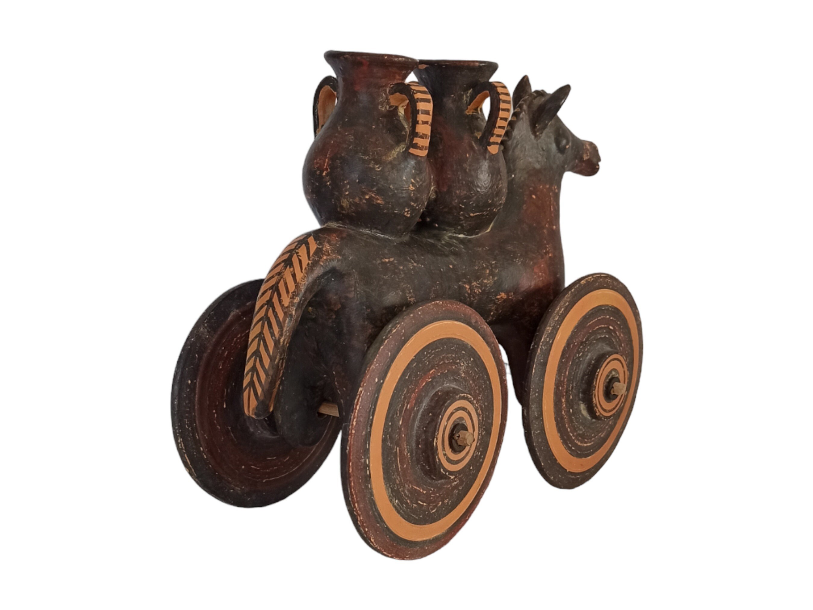 Ancient Greek Horse on Wheels - Toy - Symbol of Endurance, Valor ...