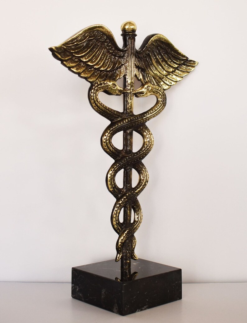 Caduceus Ancient Greek or Roman Herald's Wand With Two - Etsy UK