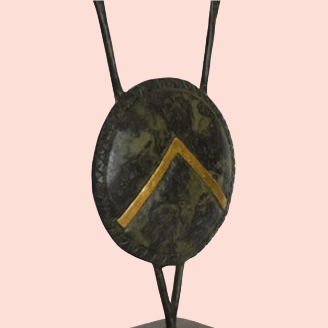 Leonidas Shield With Λ Symbol and Spears - 530-480 B.C - Warrior King ...