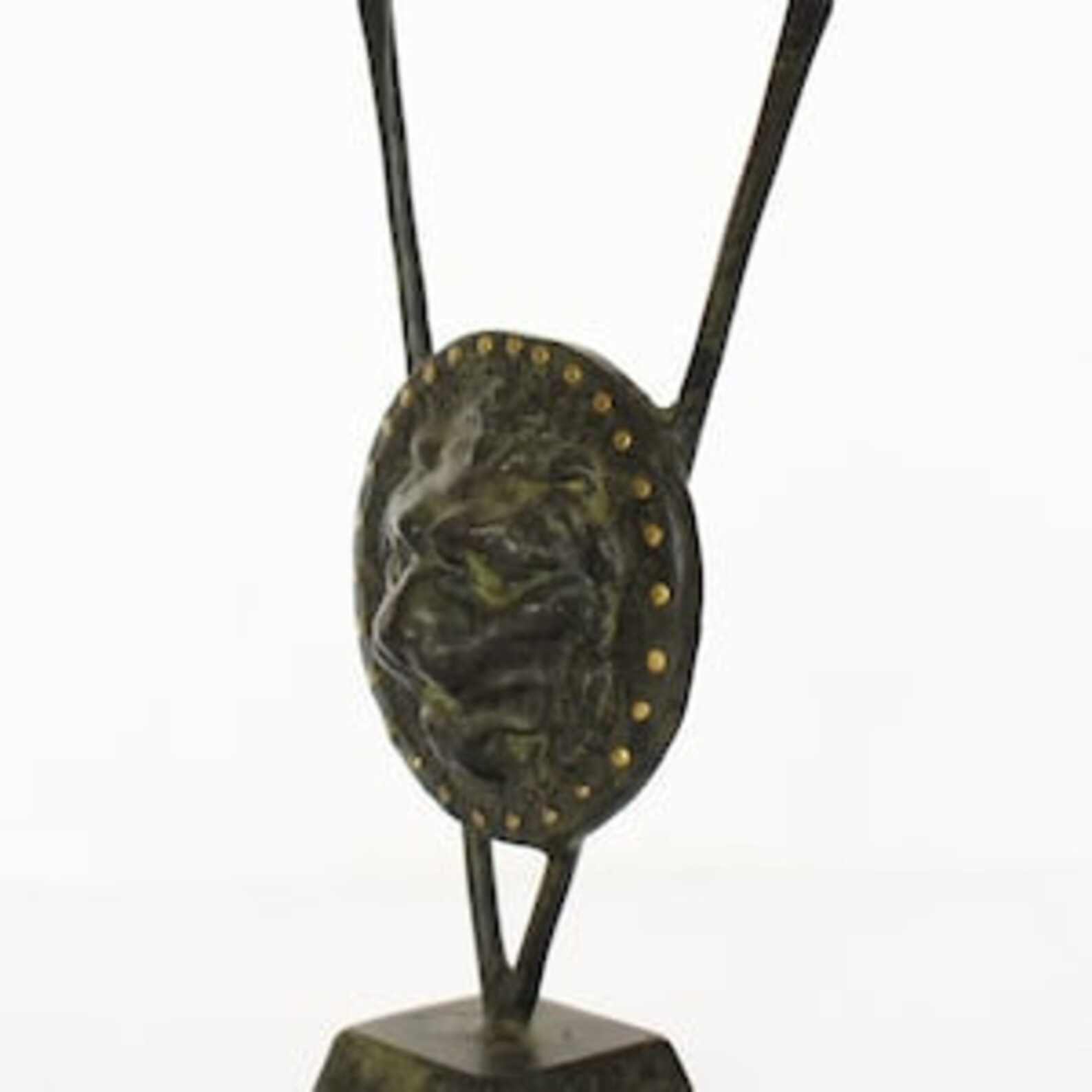 Ancient Greek Shield Aspis With Spears and Lion Design - Etsy