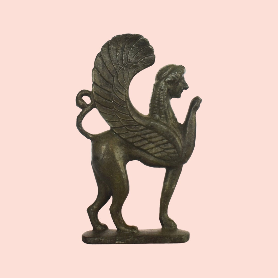 Ancient Greek Sphinx - Mythical Creature With the Head of a Woman, the ...