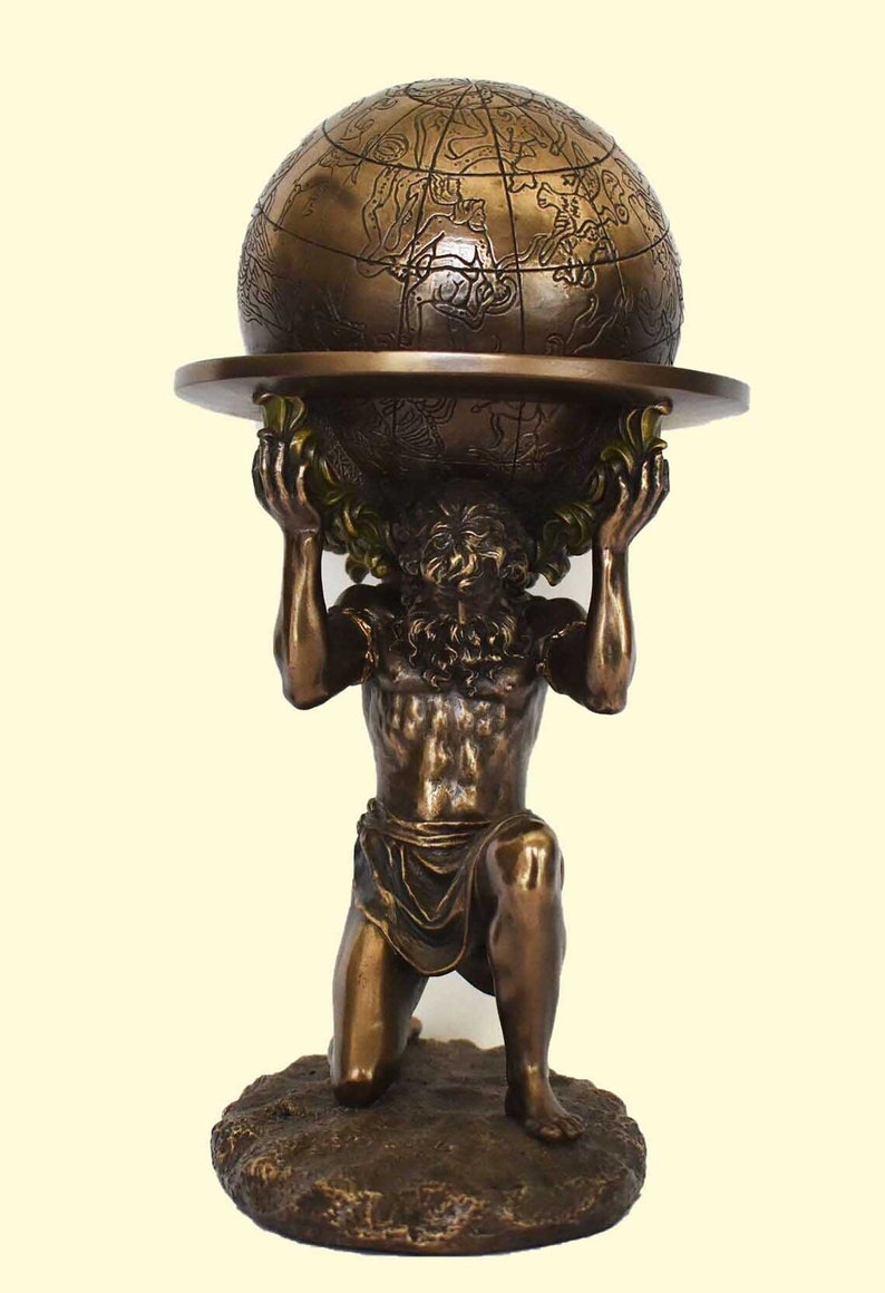 Atlas Leader of the Titans in War Against Zeus He Was Condemned to ...
