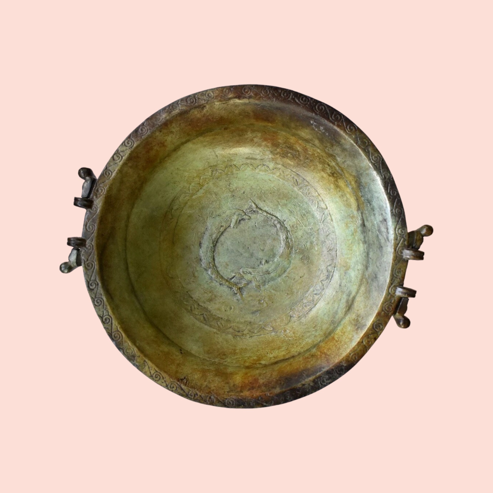 Ancient Greek Kylix With Snakes and Dolphins Design Macedonian Kingdom ...