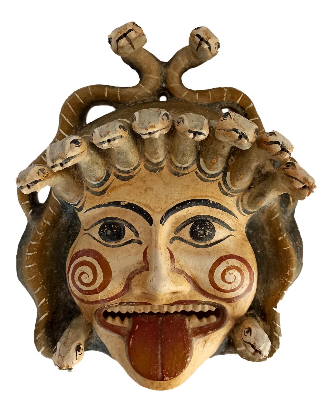 Medusa Mask the Most Famous of the Monster Figures Known as Gorgons ...