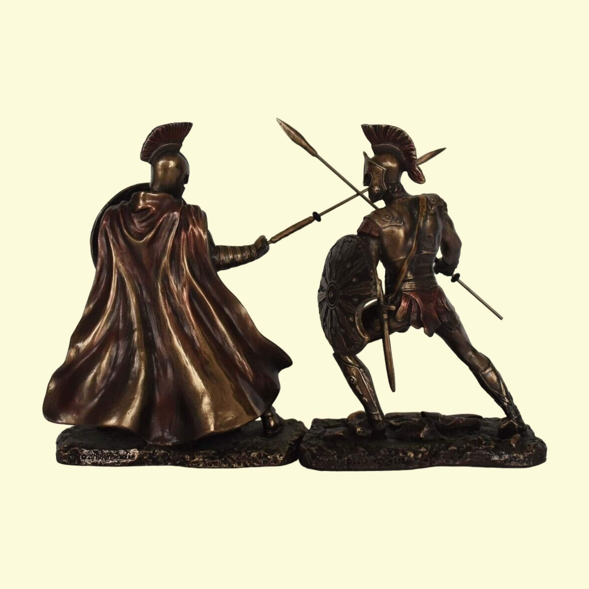 Achilles Vs Hector Battle in Front of the Walls of Troy Homer's the ...