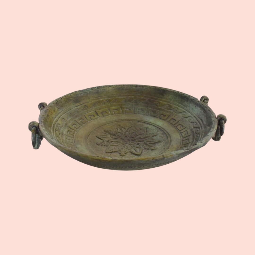 Ancient Greek Plate With Meander and Floral Design - Macedonian Kingdom ...