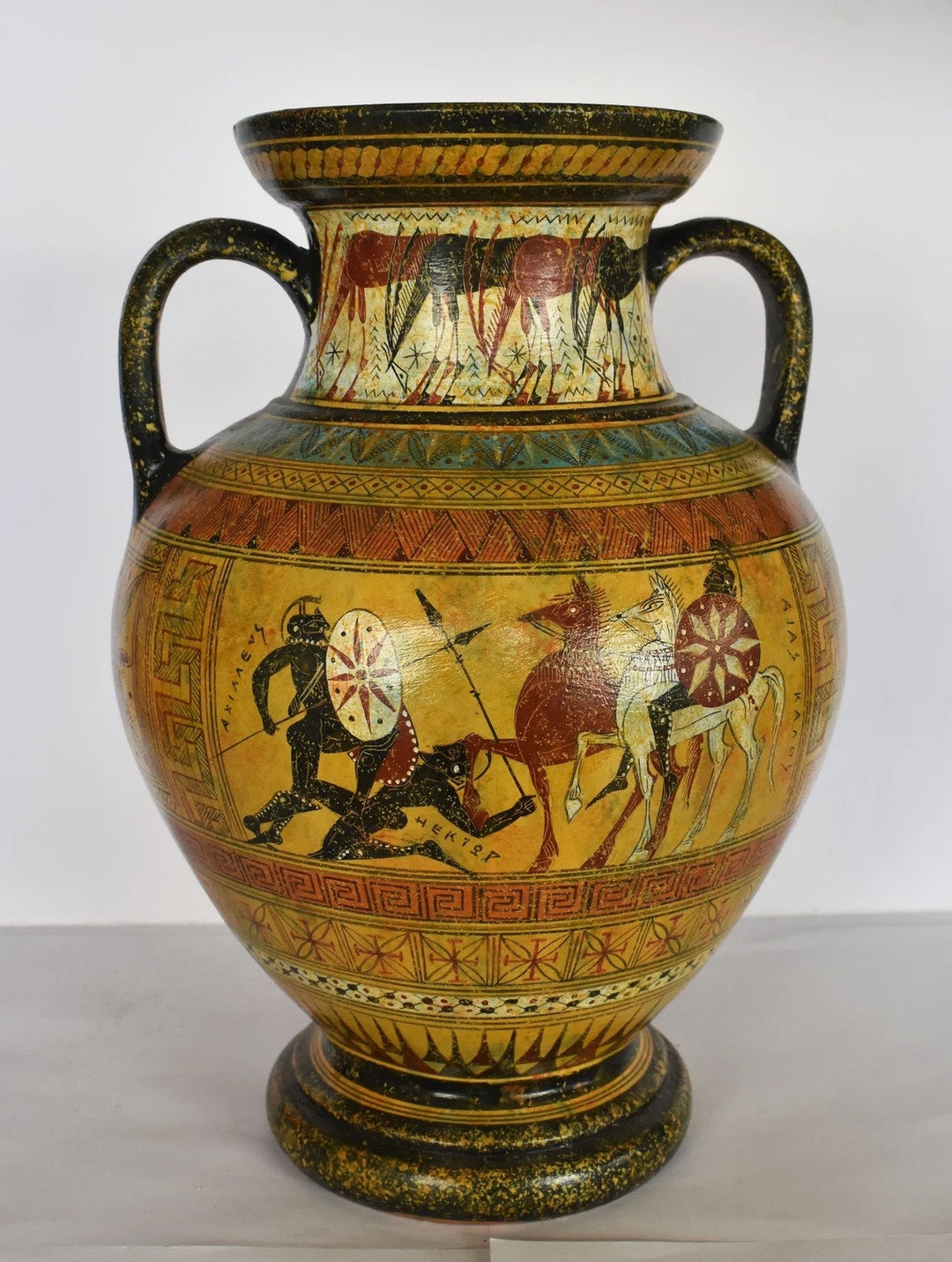 Battle in Troy Between Achilles, Ajax and Hector - Homer's Iliad ...