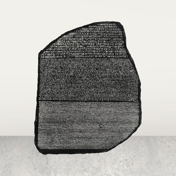 Museum Replicas Rosetta Stone - Etsy