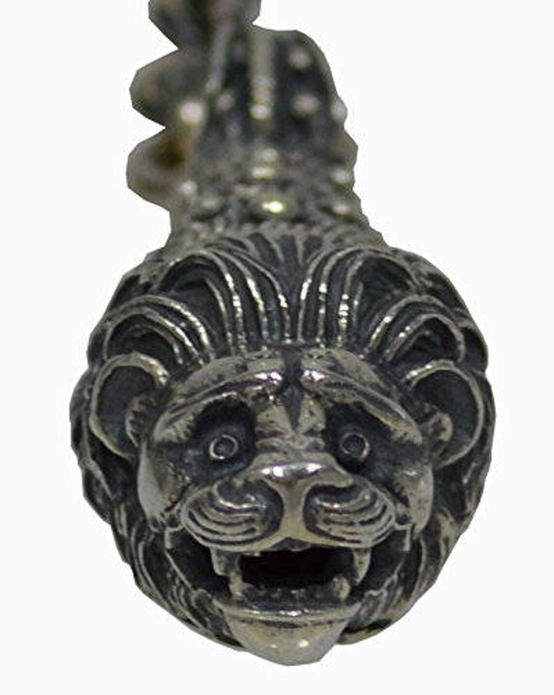 Lion Head, Symbol of Courage, Strength and Excellence Keychain 925 ...