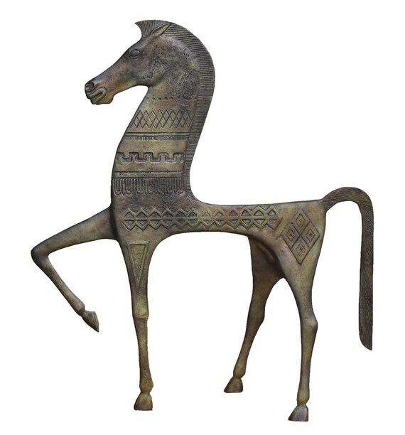 Cheval grec ancien Symbole de détermination dendurance de - Etsy France