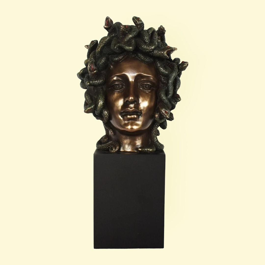 Medusa Bust- the Most Famous of the Monster Figures Known as Gorgons ...