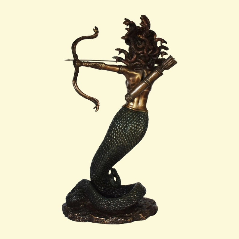 Medusa the Most Famous of the Monster Figures Known as Gorgons Snake ...