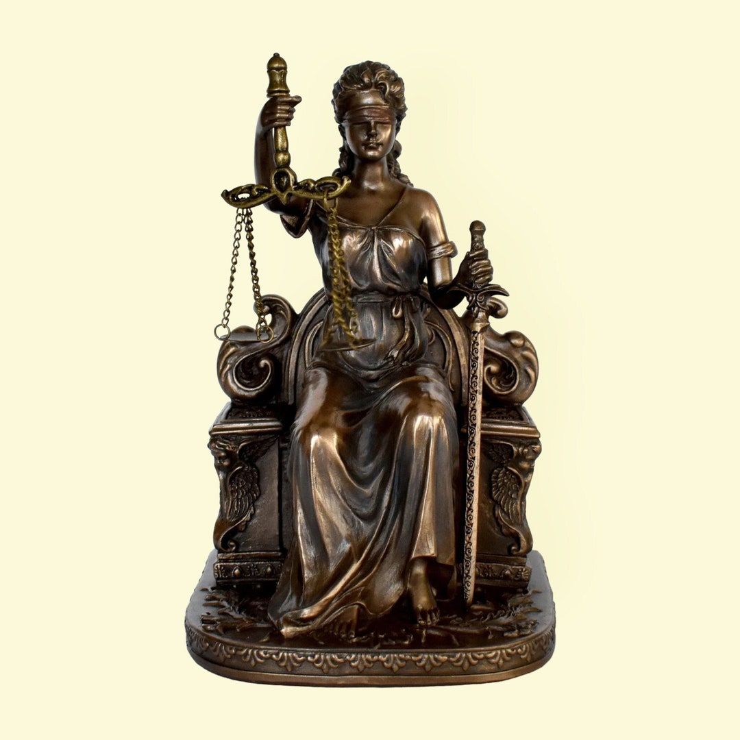 Themis Justitia - Titan Goddess - Personification of Justice, Divine ...