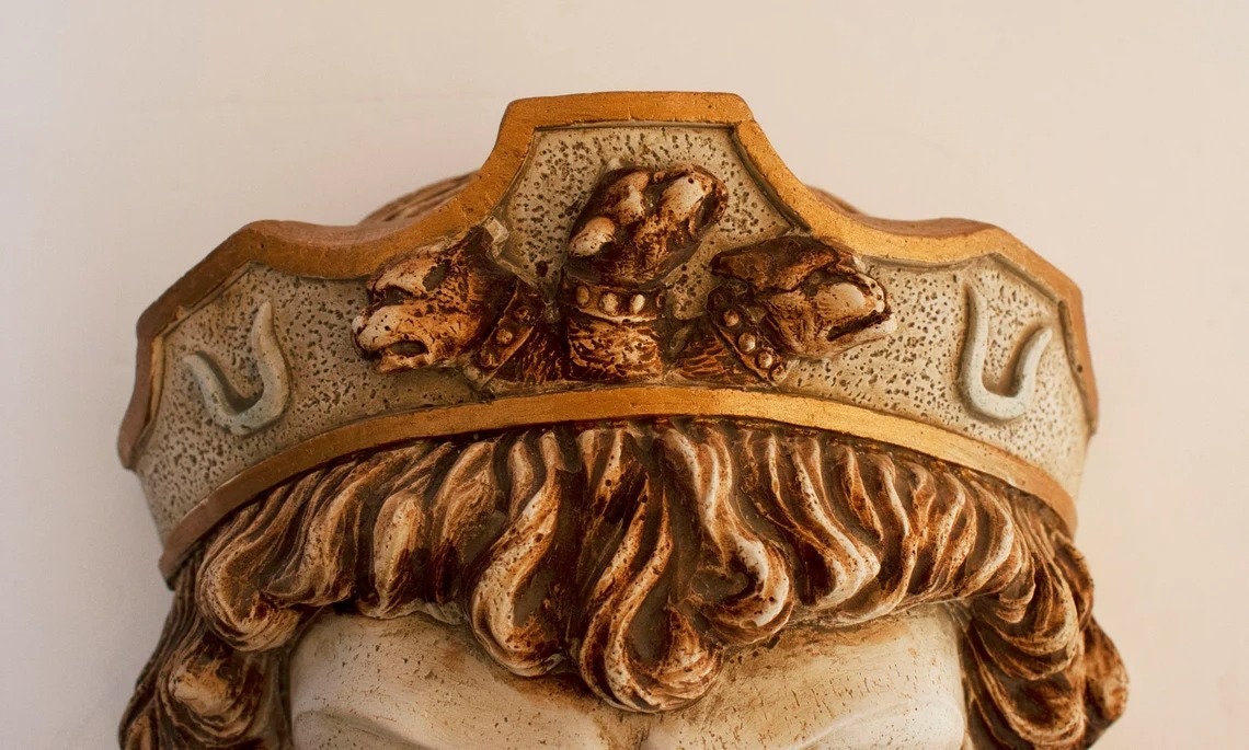 Hades Pluto Mask Greek Roman God of the Underworld and God of the Dead ...