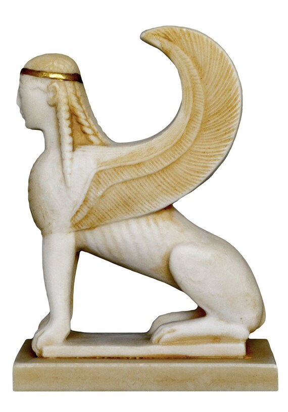 Ancient Greek Sphinx Mythical Creature With the Head of a - Etsy