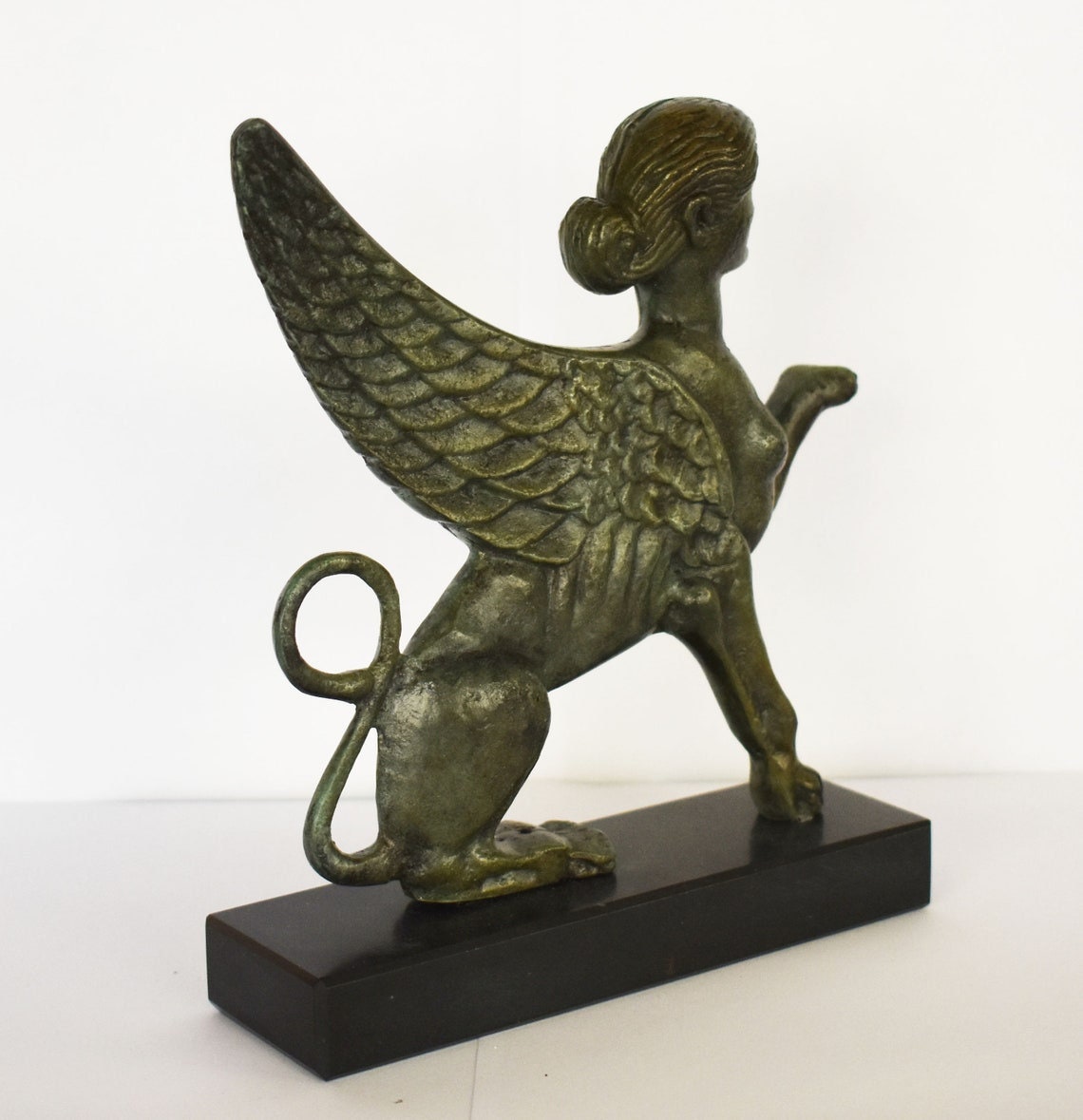 Oude Griekse Sfinx Mythisch wezen met het hoofd van een - Etsy Nederland