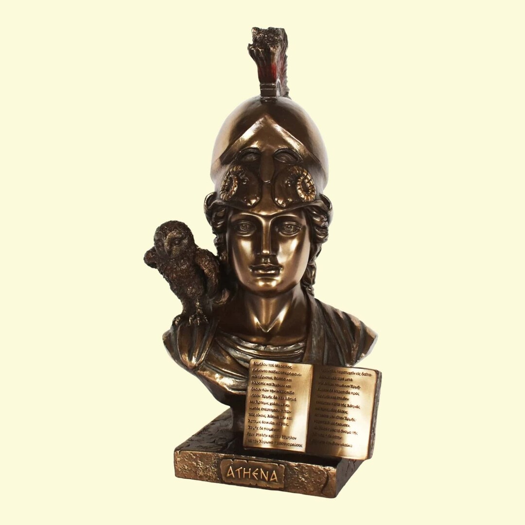 Athena Minerva Goddess of Wisdom Warfare Handicraft - Etsy