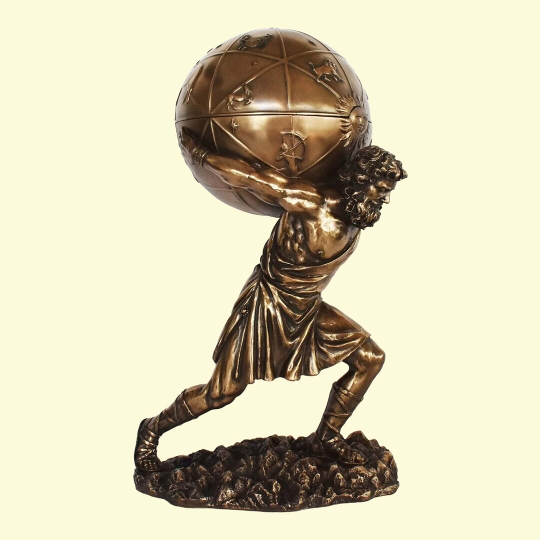 Atlas - Leader of the Titans in War Against Zeus - He Was Condemned to ...