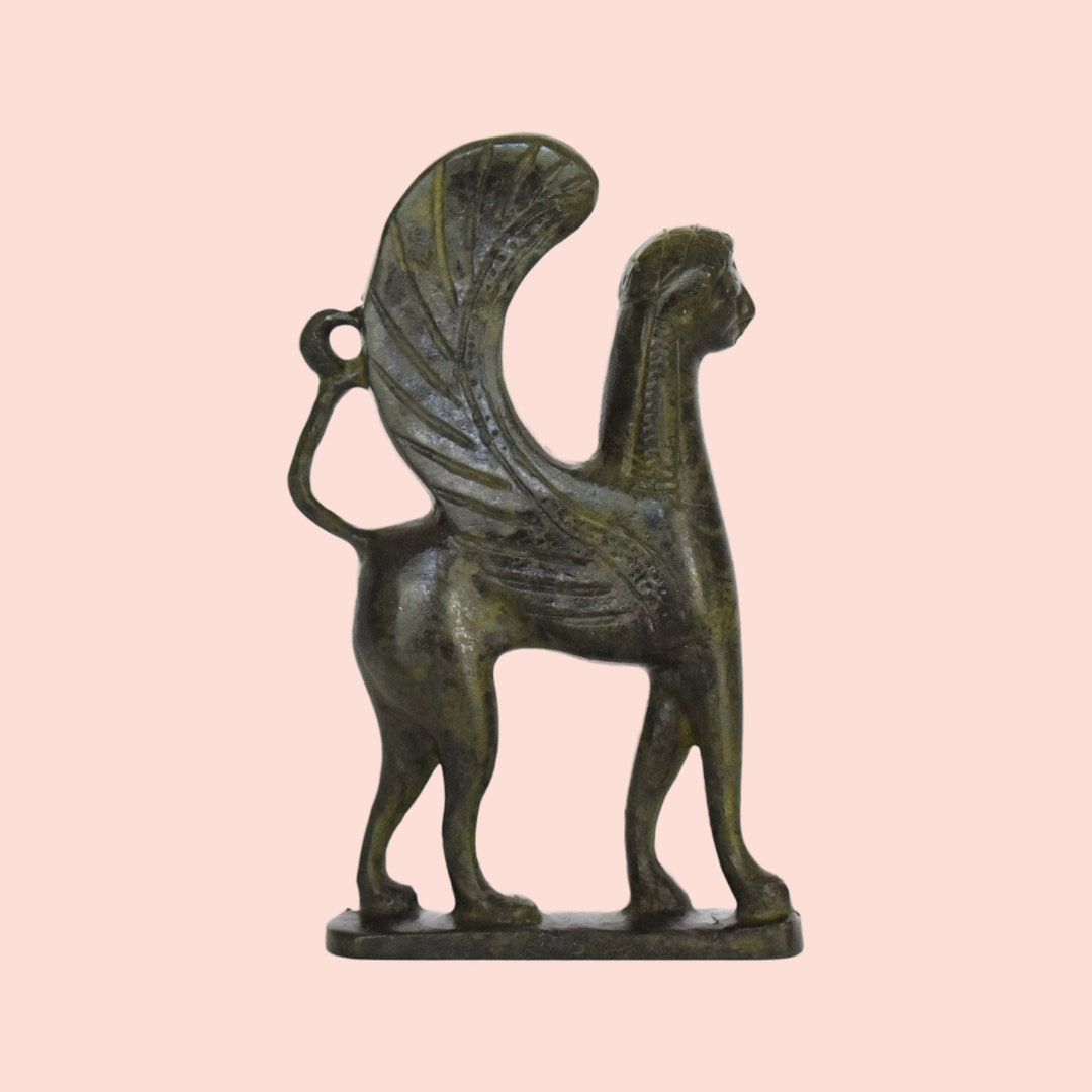 Ancient Greek Sphinx - Mythical Creature With the Head of a Woman, the ...