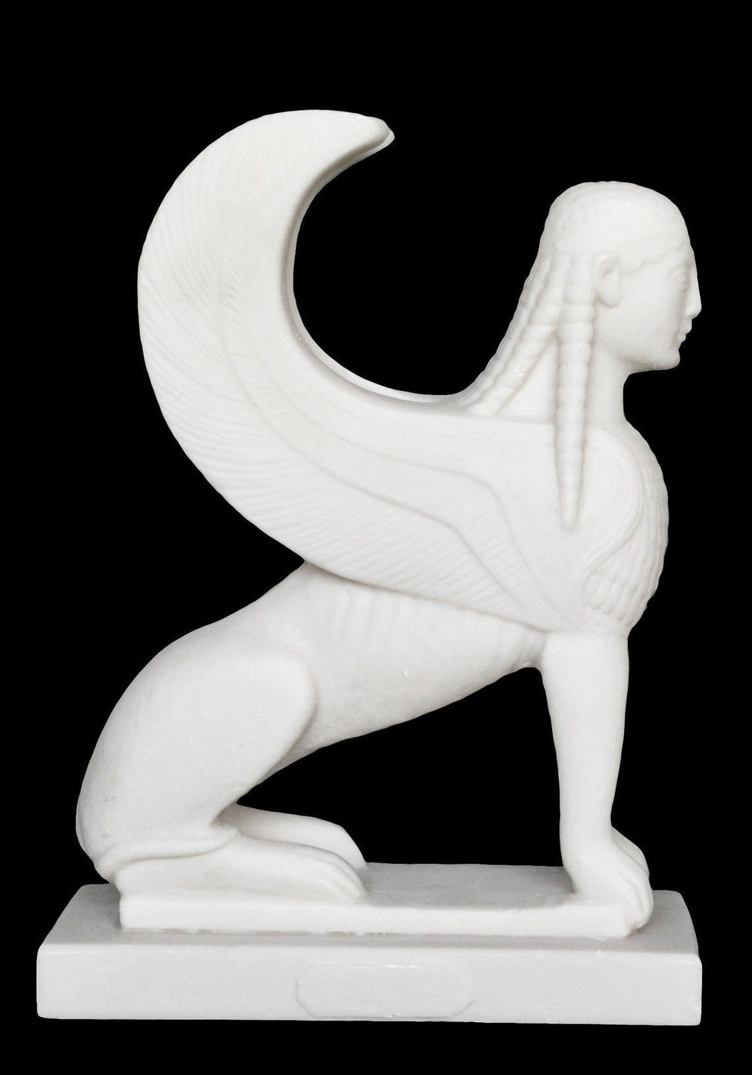 Ancient Greek Sphinx Mythical Creature With the Head of a Woman, the ...