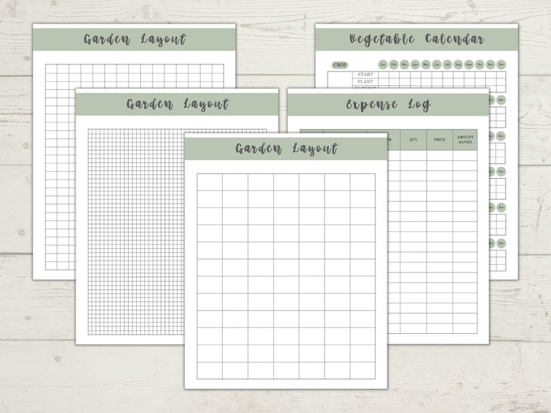 Garden Planner Printable | Garden Journal - Etsy UK