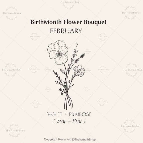 Birth Flowers For February