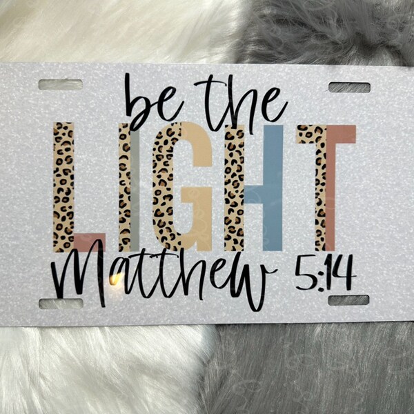 Bible License Plate - Etsy