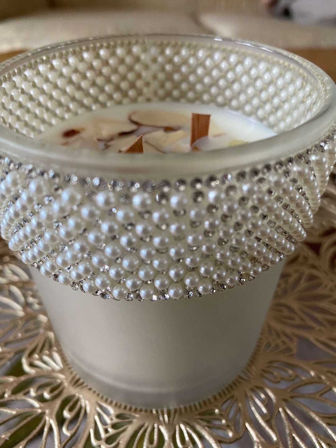 Scented Almond Soy Candle Set in a 10 Oz Frosted Vessel. - Etsy