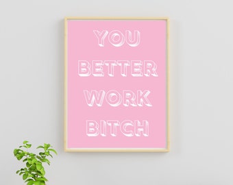 Pink Office Decor - Etsy