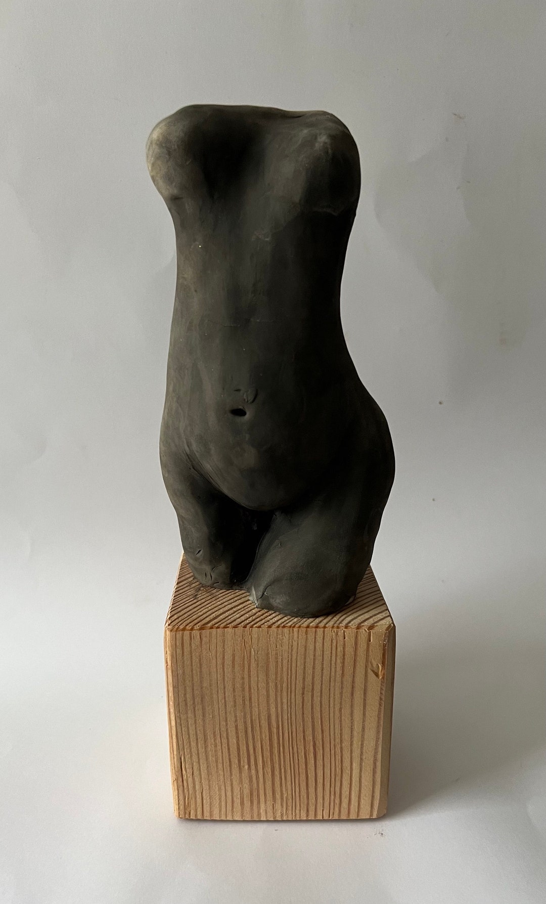 Nude 8x8x28 Cm Unique Terracotta Raku, Special, Original Unique - Etsy