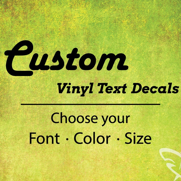 Vinyl Graphics - Etsy