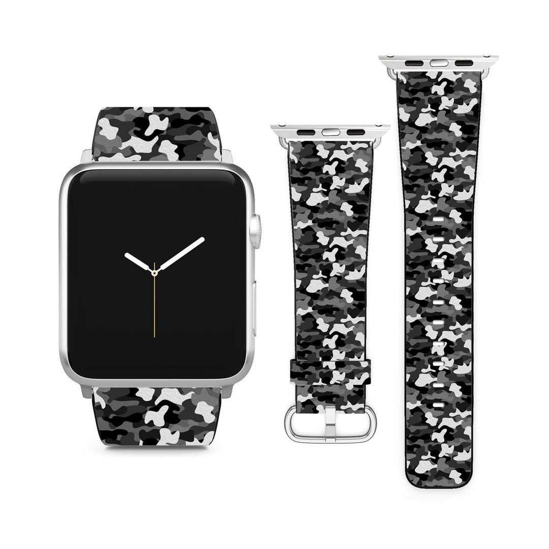 Camouflage Army Pattern for Apple Watch Band Iwatch Strap for Series SE ...