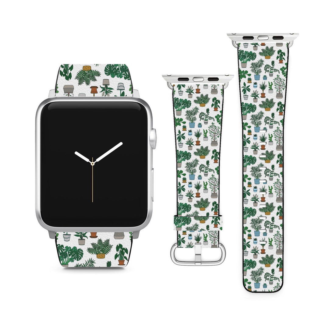 Succulent Potted Plant Theme for Apple Watch Band Iwatch Strap for ...