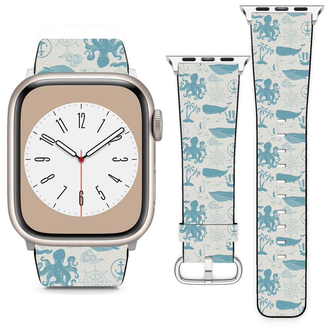 Ocean Art Theme for Apple Watch Band Iwatch Strap for Series SE 8 7 6 5 ...
