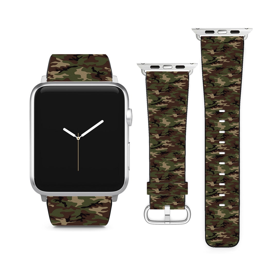 Camo Army Pattern for Apple Watch Band Iwatch Strap for Series SE 9 8 7 ...