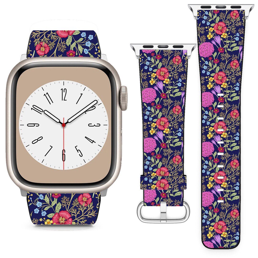 Bouquet of Flowers Design for Apple Watch Band Iwatch Strap for Series ...