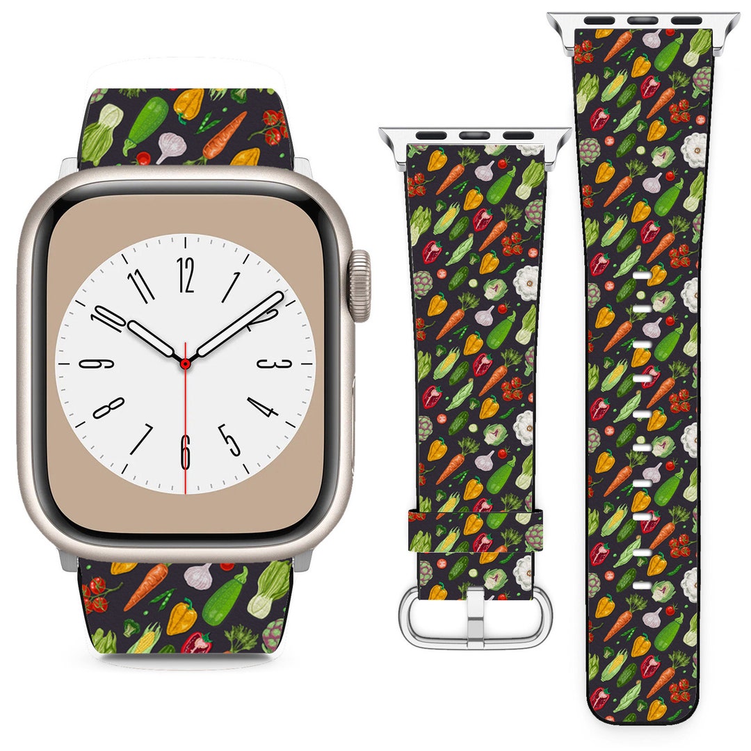 Colored Vegetables Food for Apple Watch Band Iwatch Strap for Series SE ...